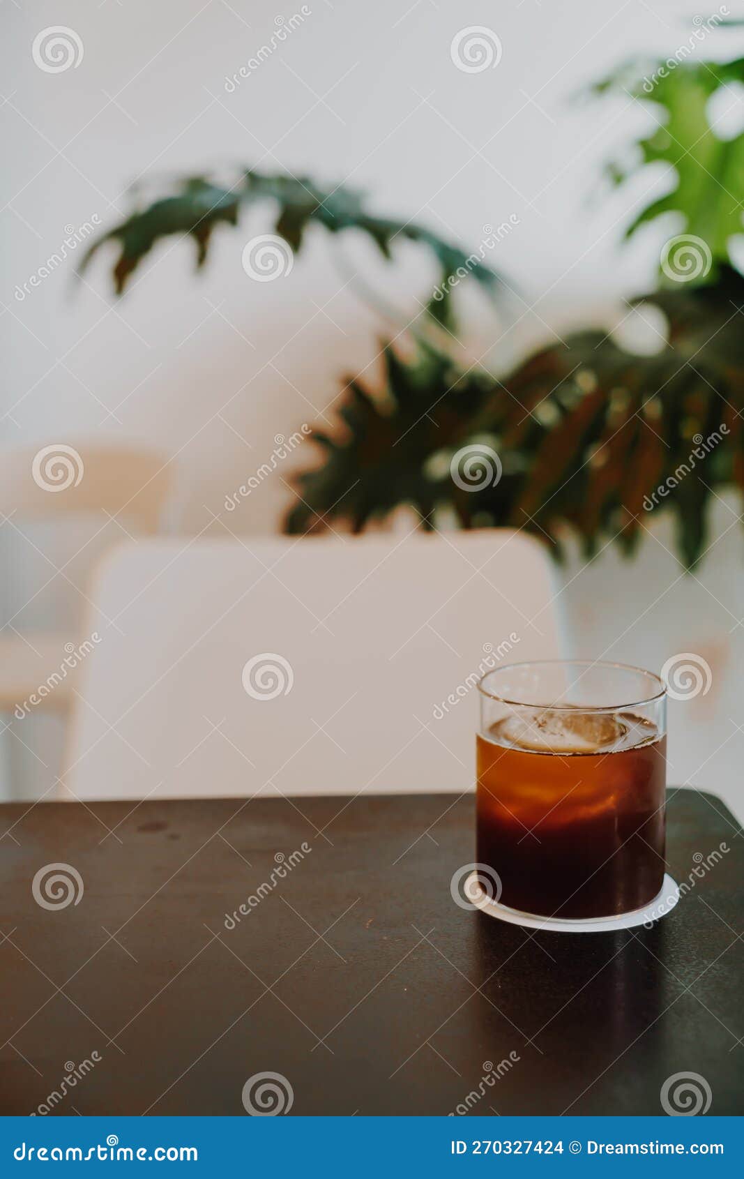 Black Coffee Cold Drip in Glass Stock Photo - Image of cafe, cool ...