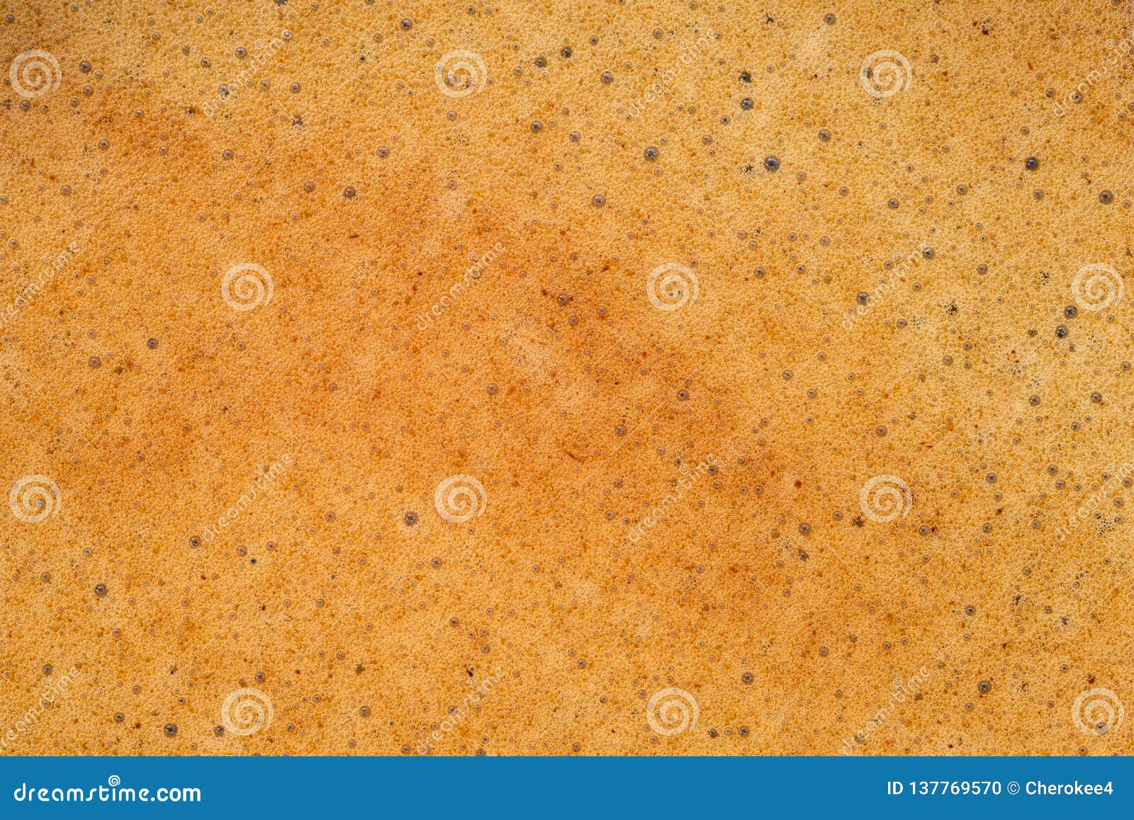 Black Coffee Crema Foam Texture. Stock Photo - Image of background ...