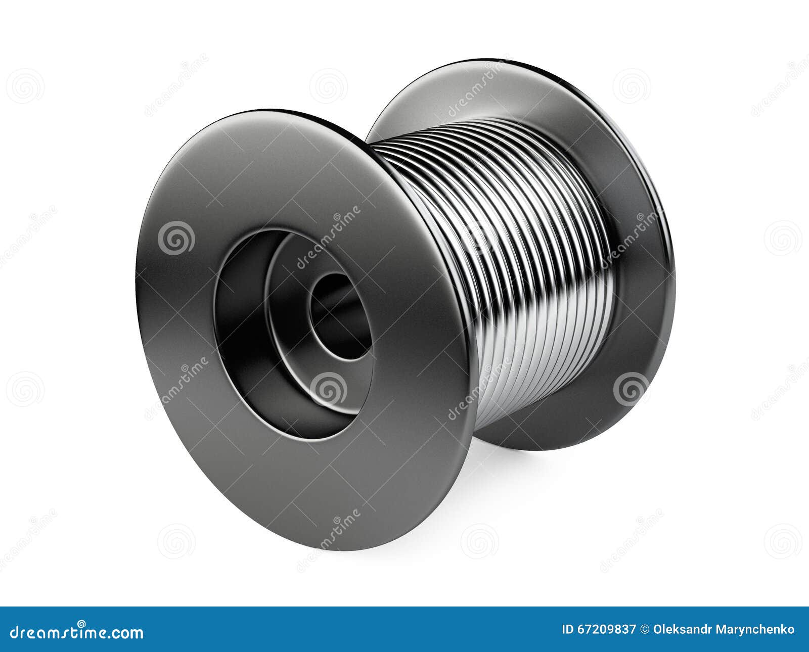 Black coil with wire. stock illustration. Illustration of curve - 67209837