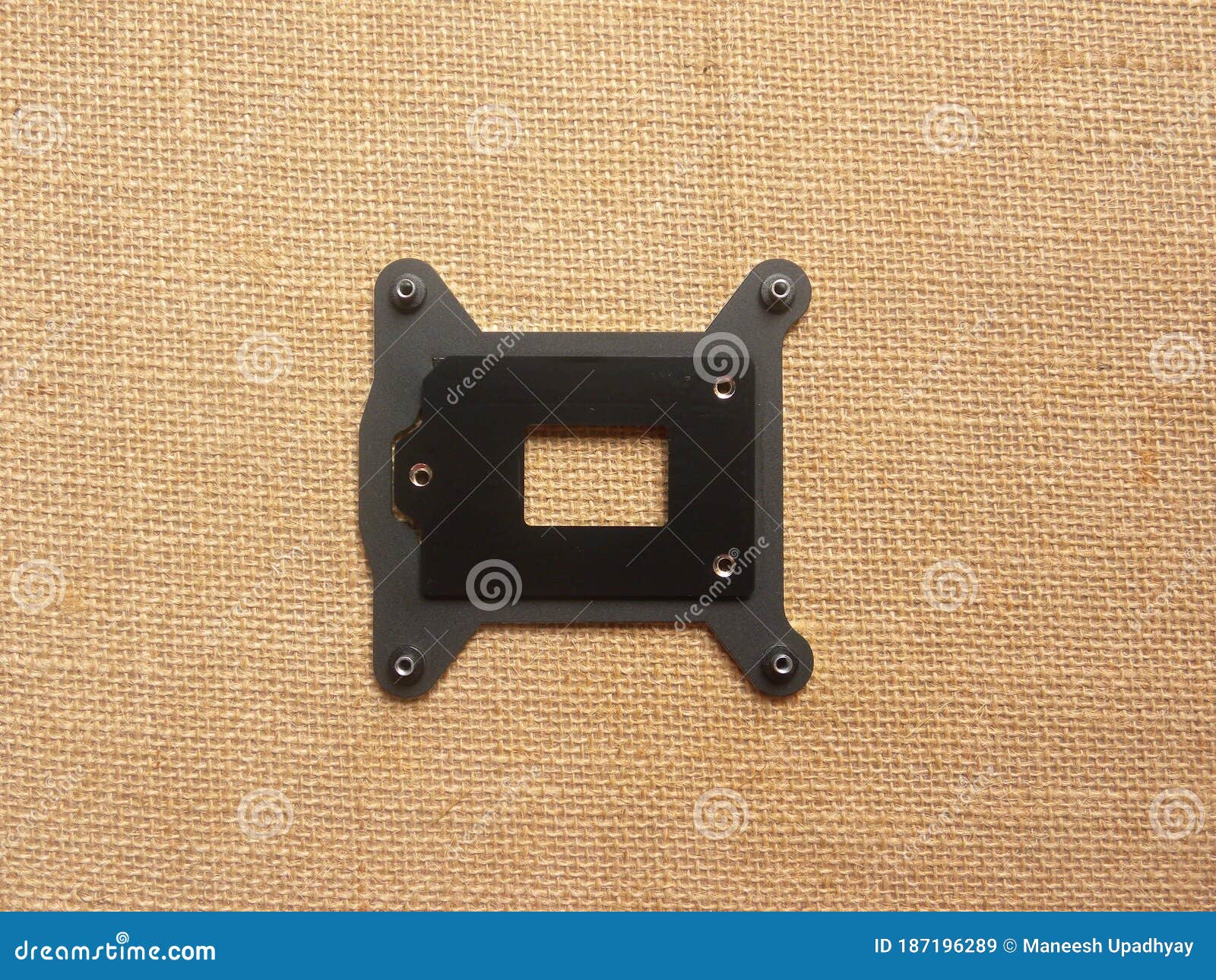Black CPU bracket stock image. Image of handle, dock - 187196289
