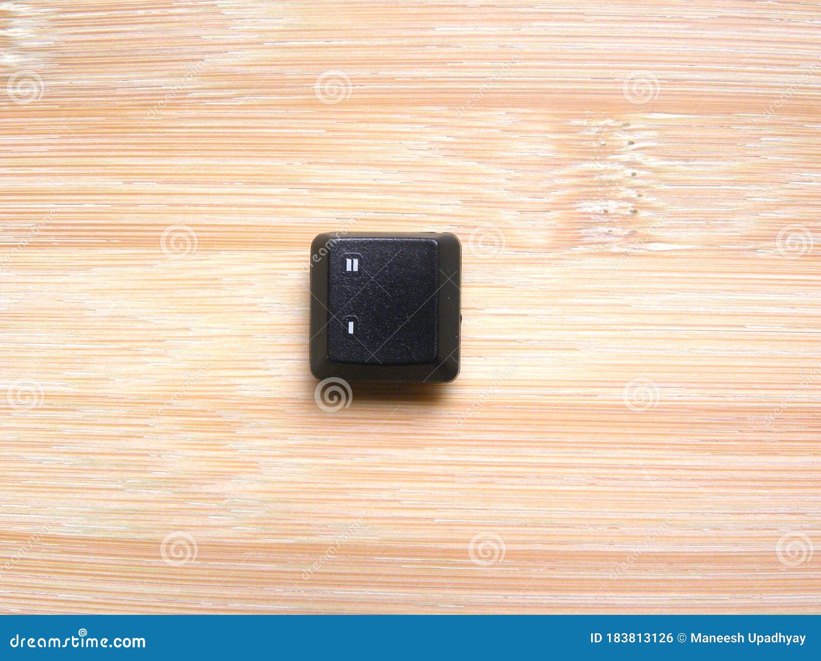 Black Quote key stock photo. Image of double, buttons - 183813126