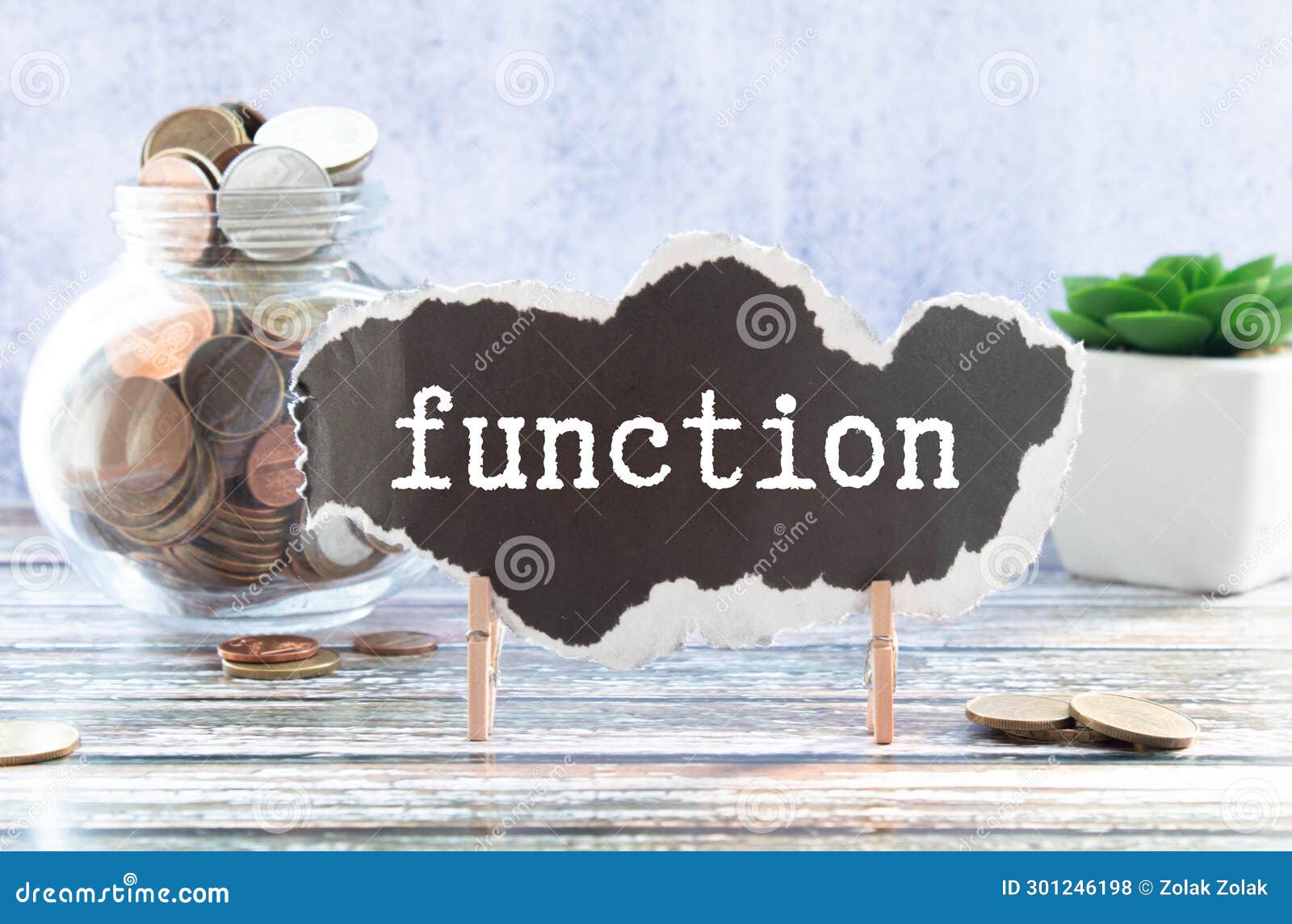 Black Color Letter in Word Function on White Felt Board Background ...