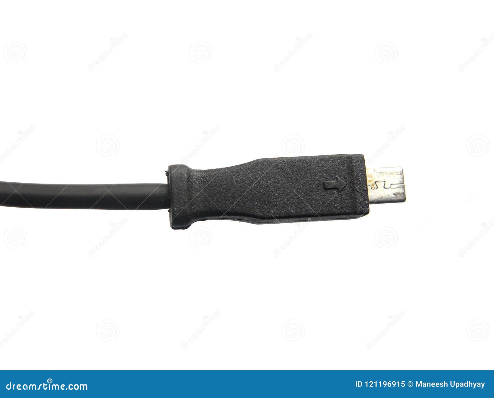 Micro USB Camera To Computer Connector Cable Stock Image - Image of ...