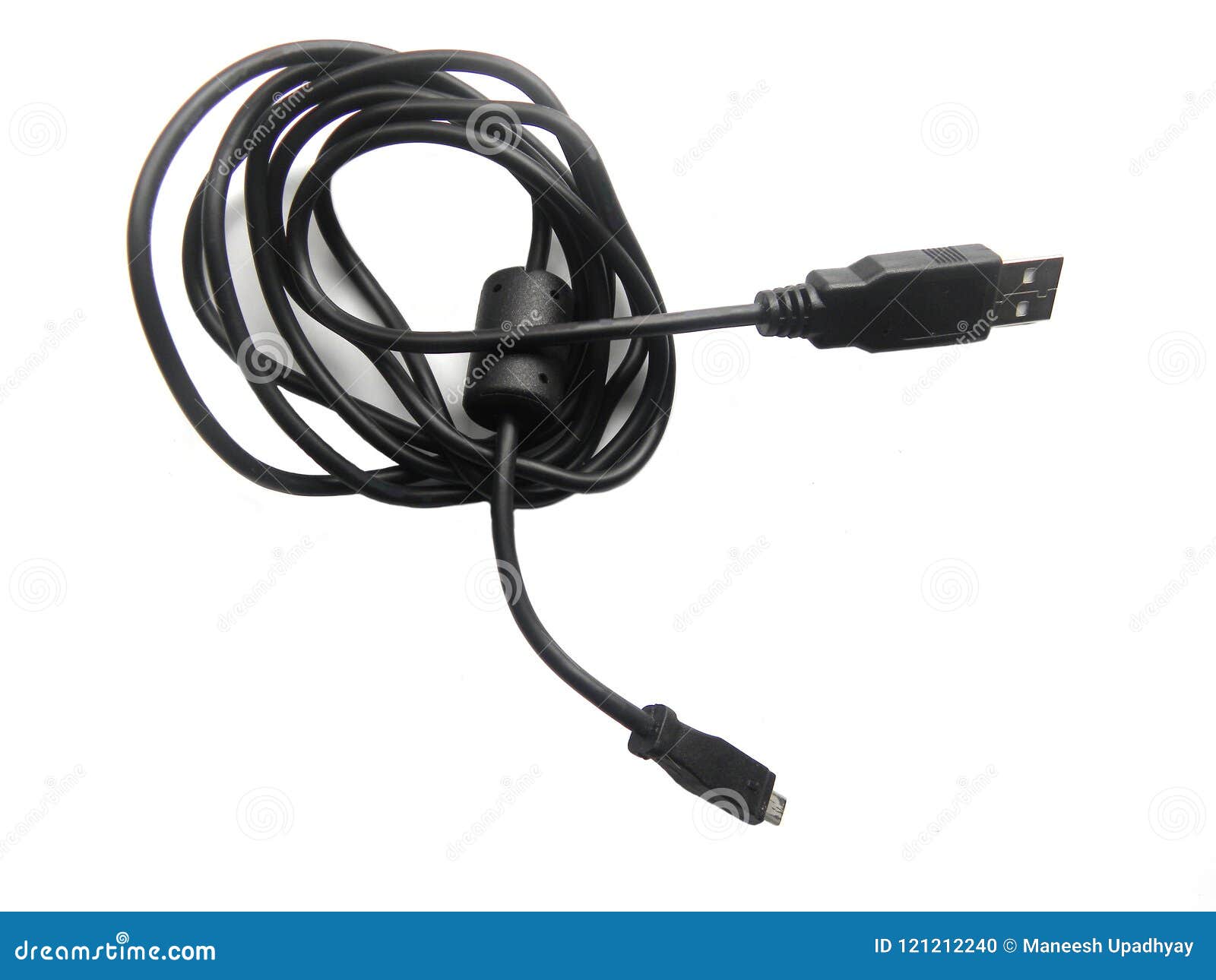 USB To Camera Connector Cable Stock Photo - Image of channel, external ...