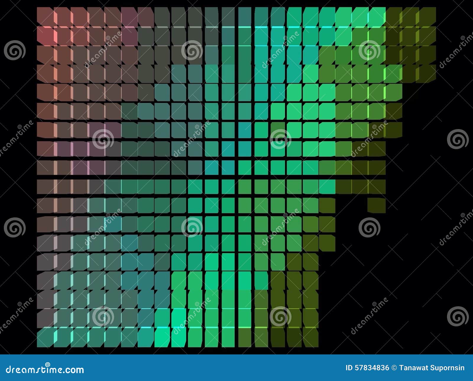 Black Colorful Color Pattern Wallpaper Stock Illustration ...