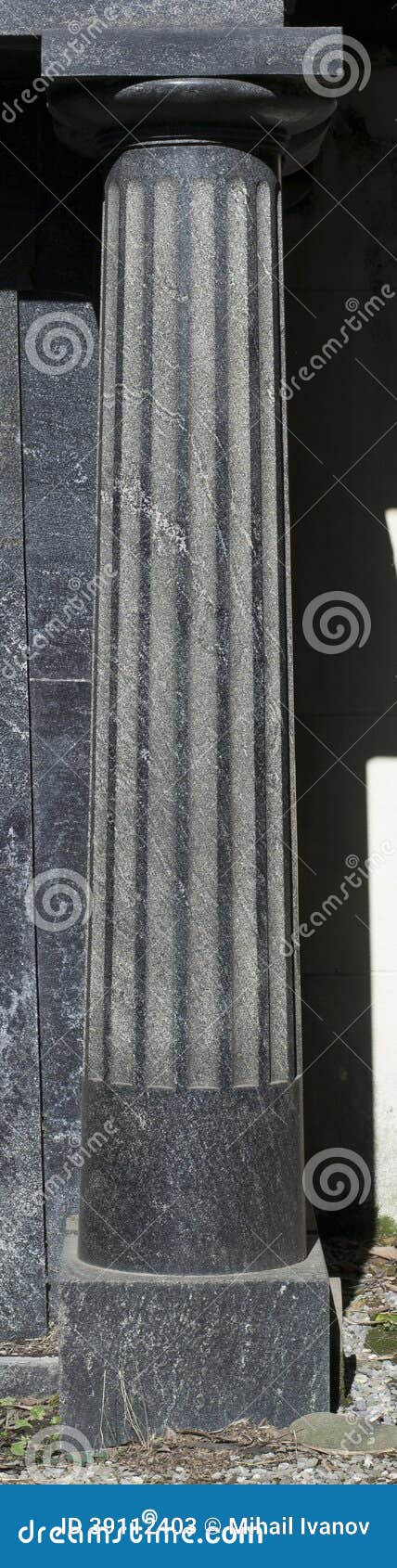 Black Column stock image. Image of architectonic, building - 39112403