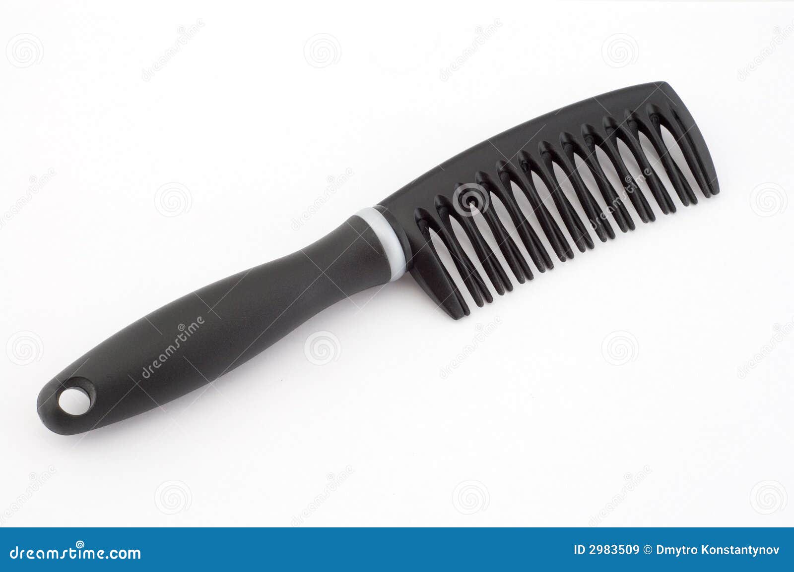 Black comb stock image. Image of ring, coiffure, hair - 2983509