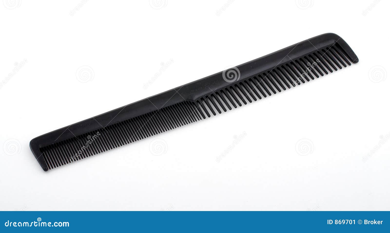 Black comb stock image. Image of clean, comb, hairdresser - 869701