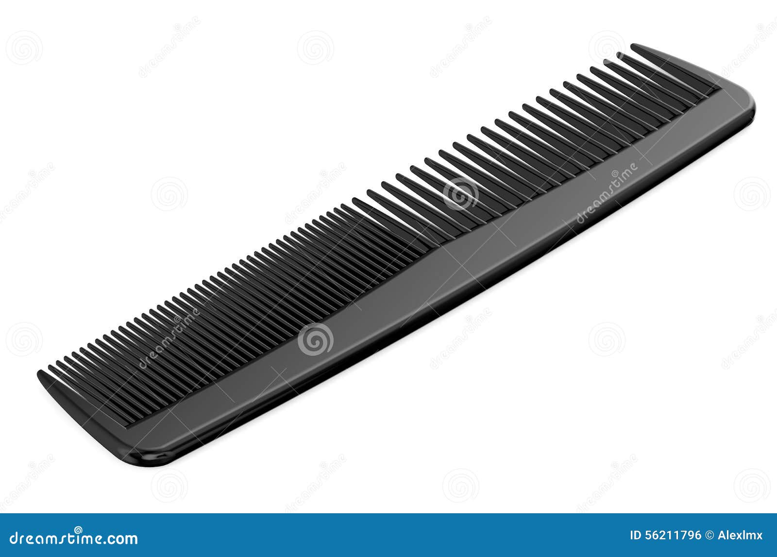 Black comb closeup stock illustration. Illustration of teeth - 56211796