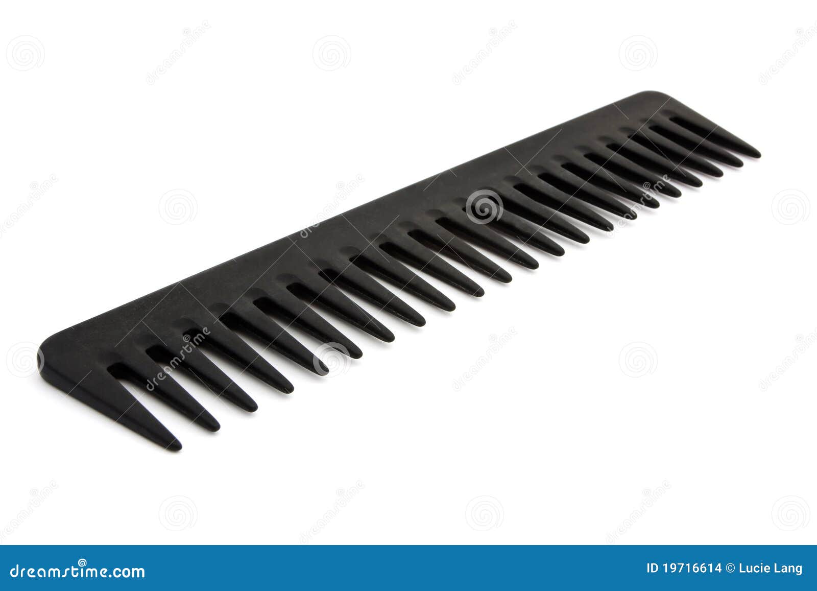 Black Comb Isolated on White Stock Photo - Image of blade, comb: 19716614