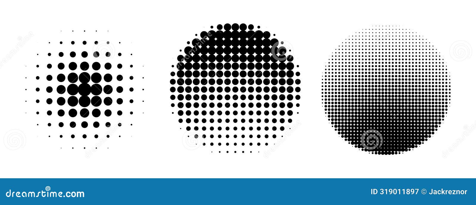 Black Comic Book Halftone Style Background Elements Stock Vector ...