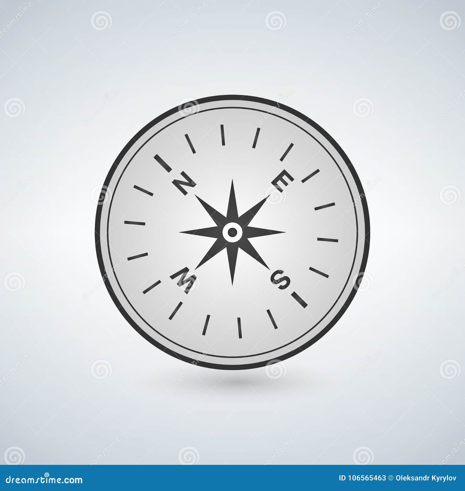 Black Compass icon stock illustration. Illustration of graphic - 106565463