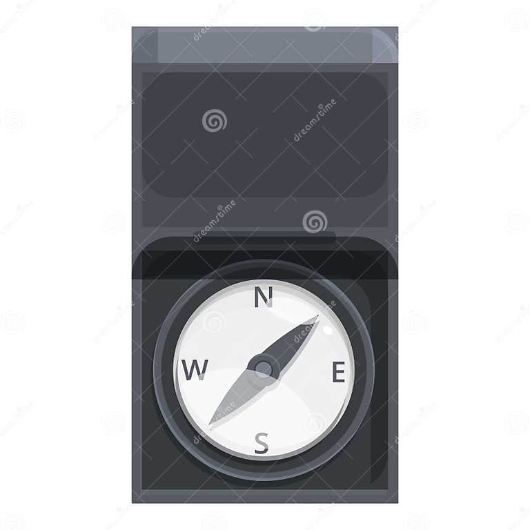 Black Compass Showing North Direction for Navigation in Closed Case ...