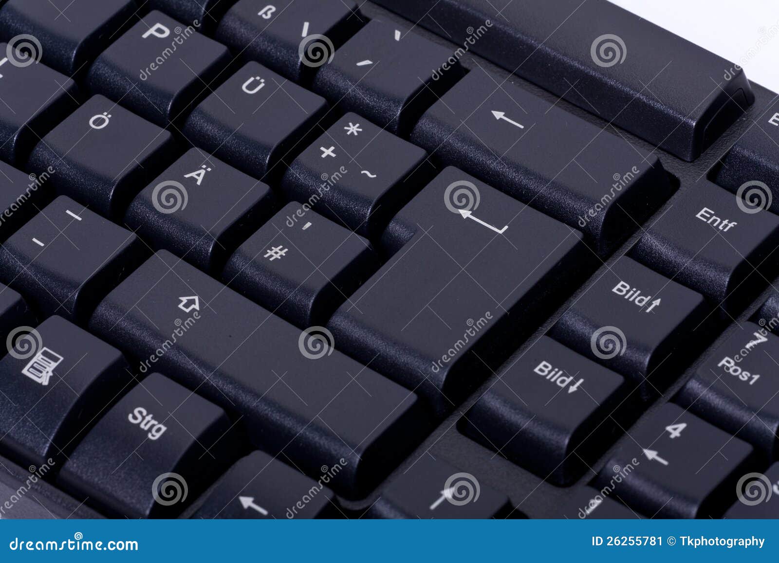 Black computer keyboard stock image. Image of brood, modern - 26255781