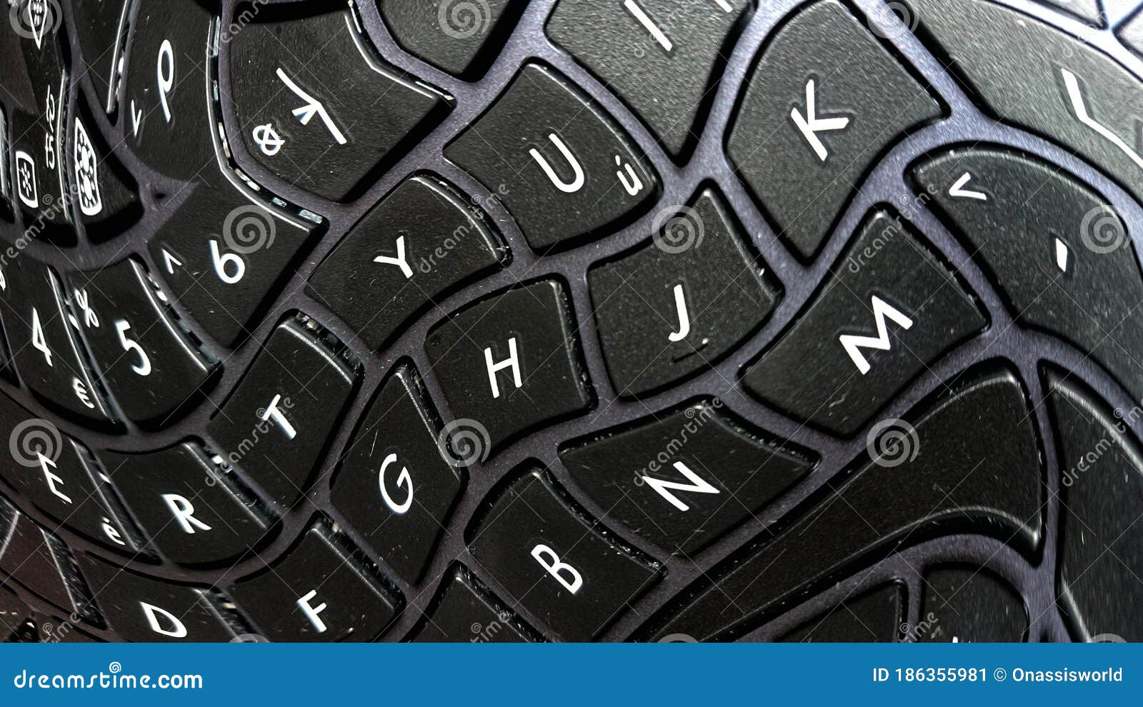 Black Computer Keyboard Abstract Background Stock Illustration ...