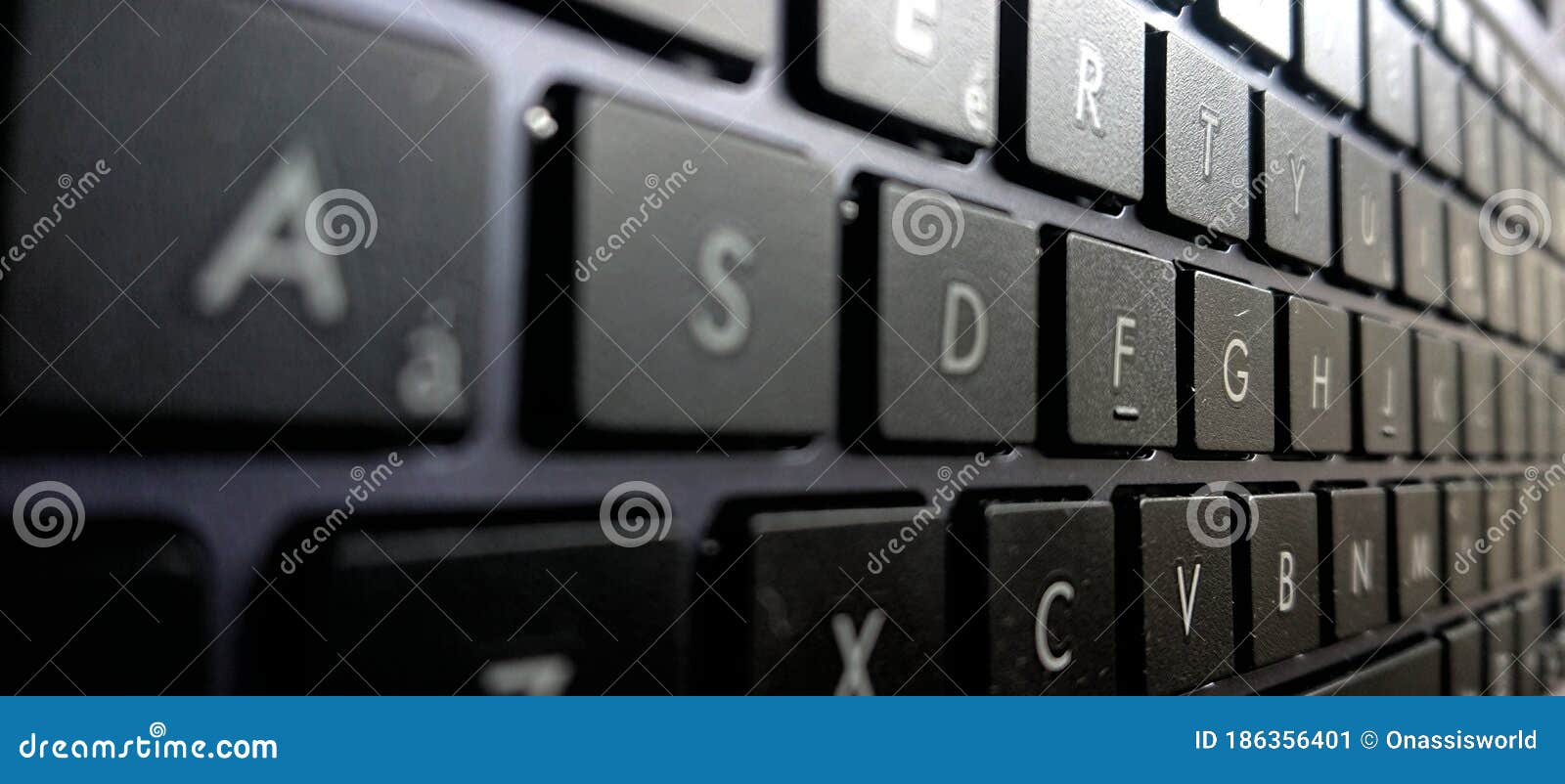 Black Computer Keyboard Abstract Background Stock Image - Image of ...