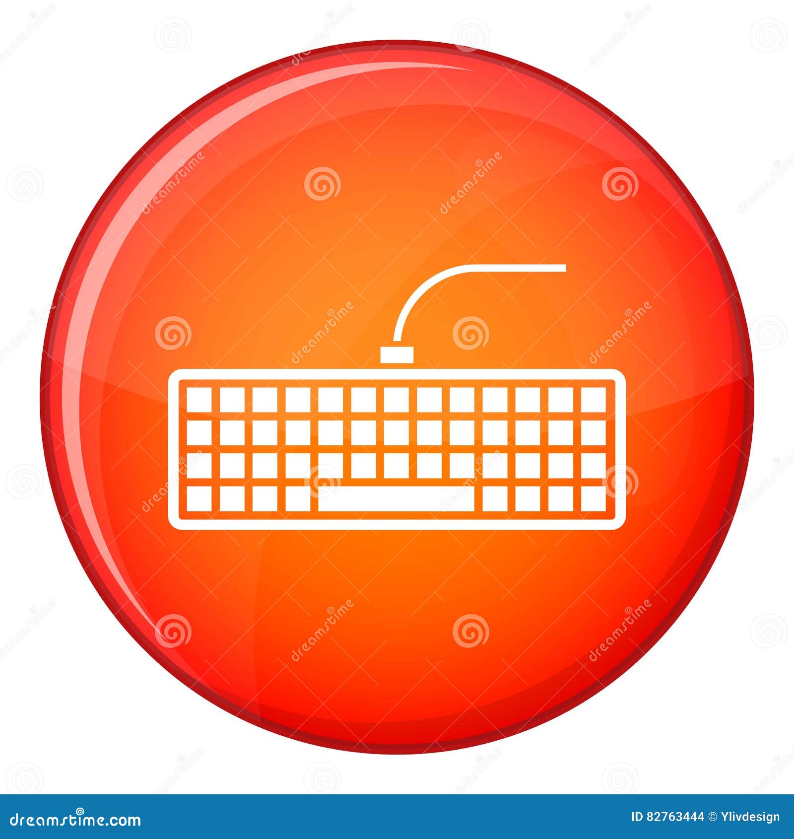 Black Computer Keyboard Icon, Flat Style Stock Vector - Illustration of ...