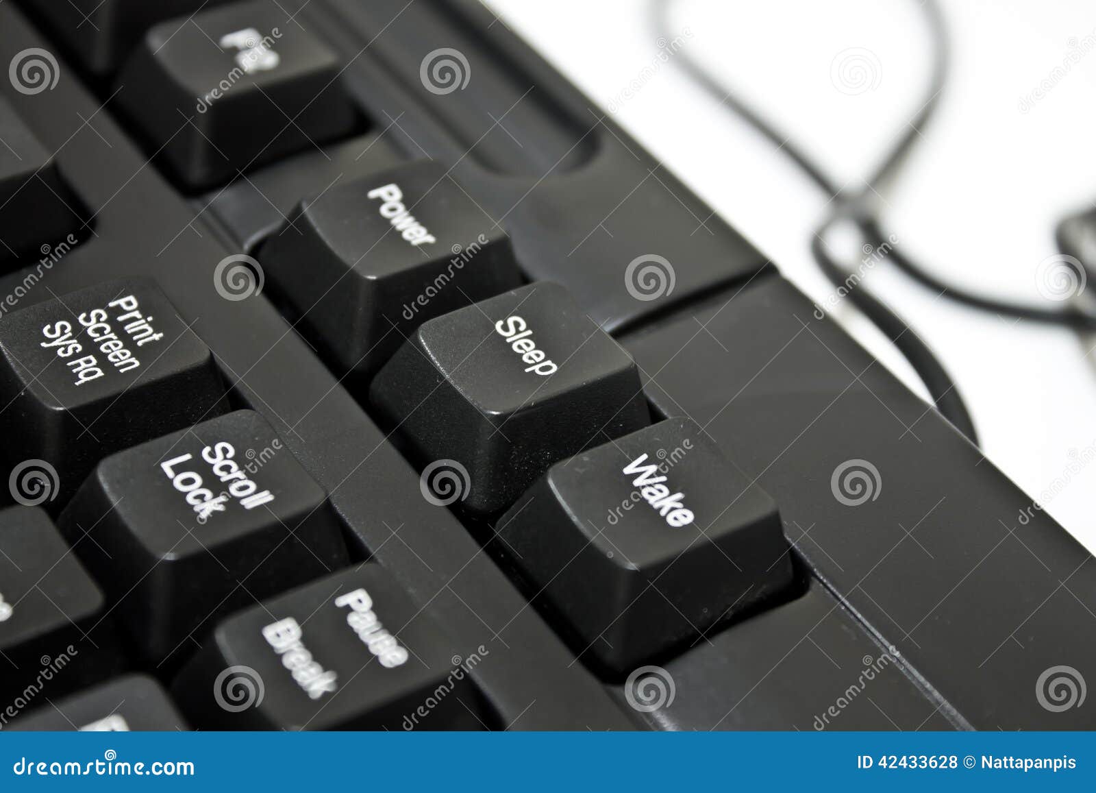 Black Computer Keyboard stock photo. Image of keys, black - 42433628