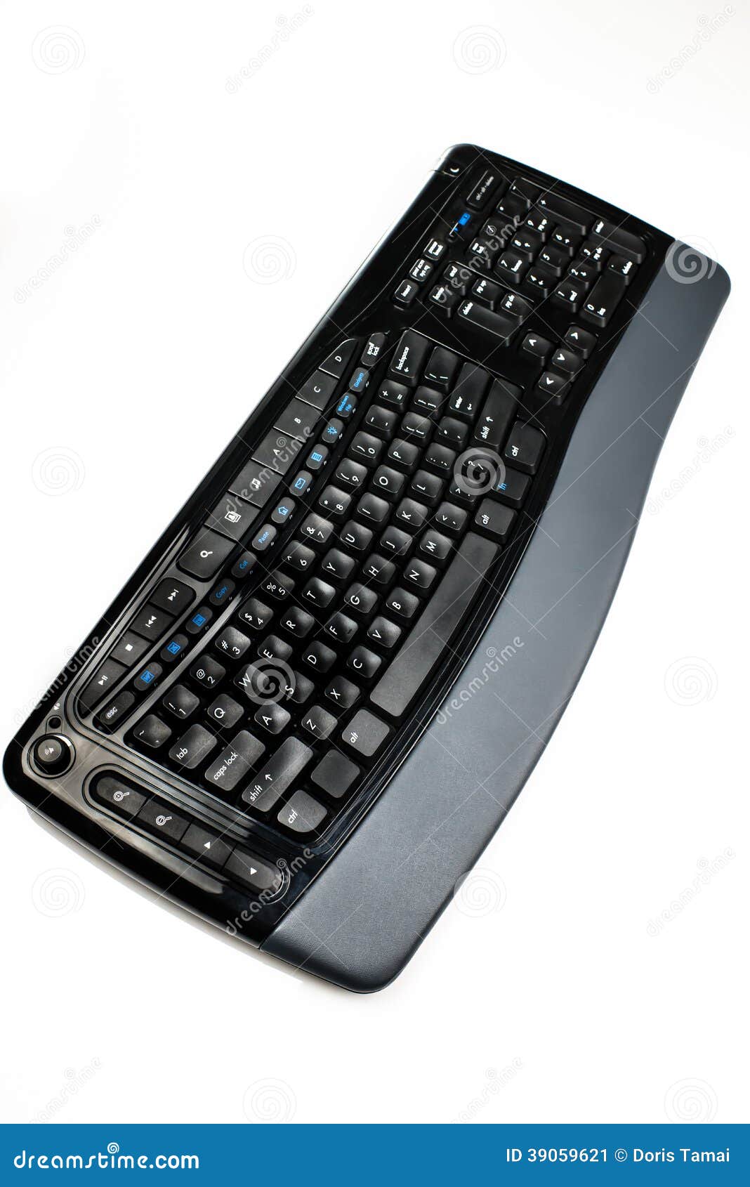 Black Computer Keyboard stock image. Image of equipment - 39059621