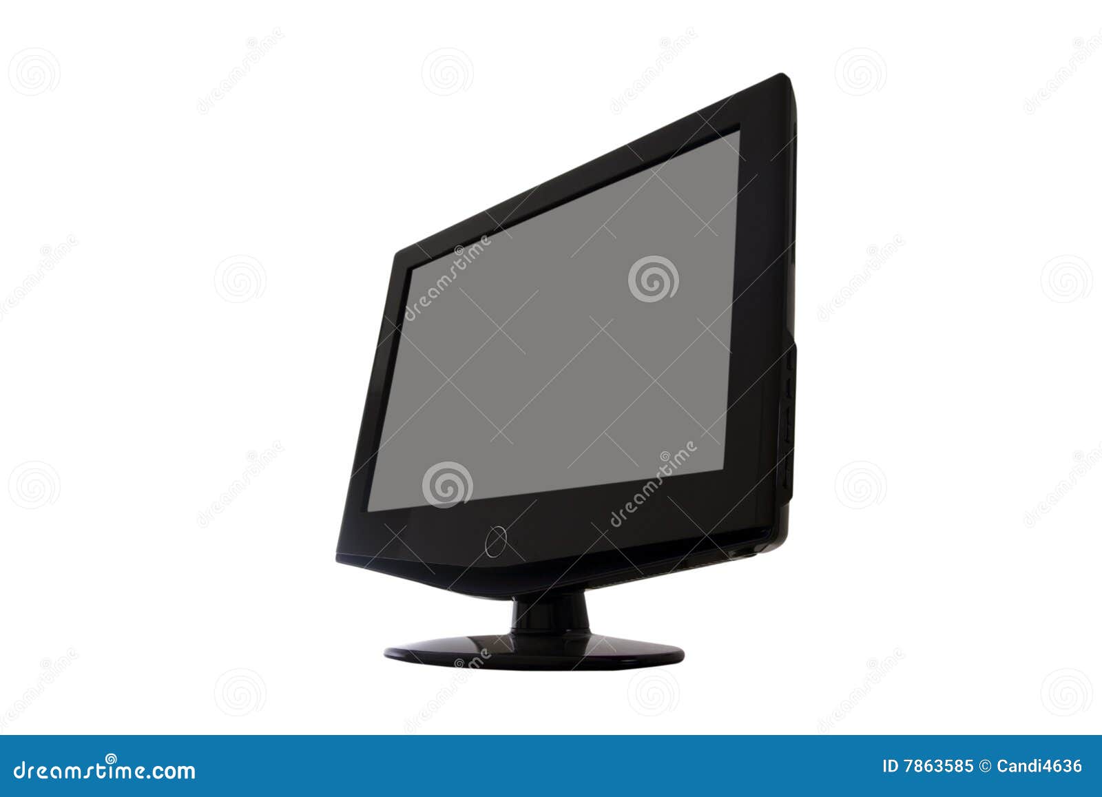 Black Computer Monitor stock image. Image of device, technology - 7863585