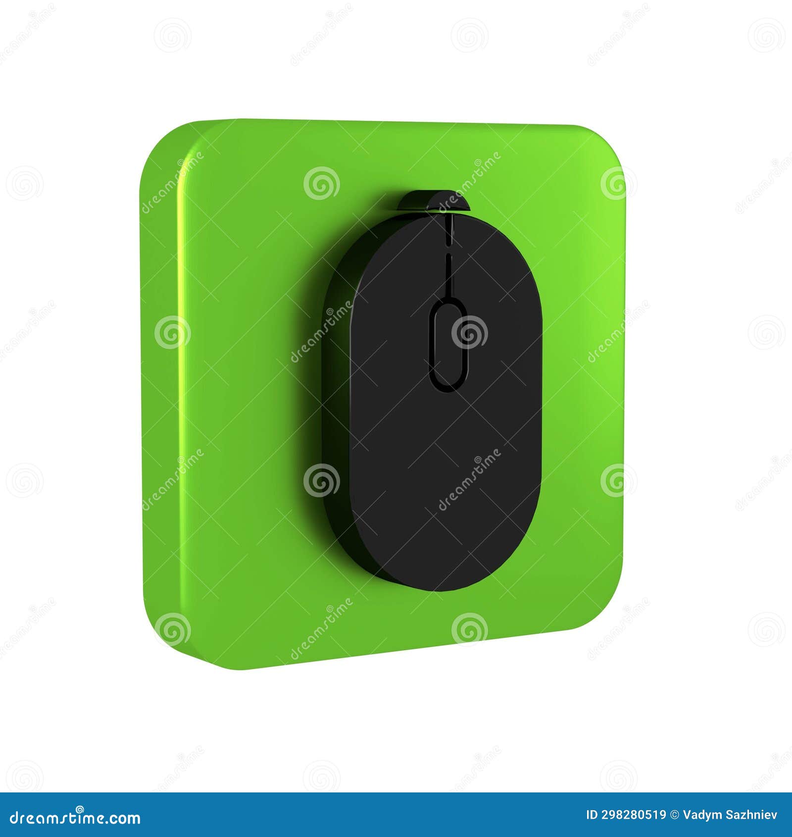 Black Computer Mouse Gaming Icon Isolated on Transparent Background ...