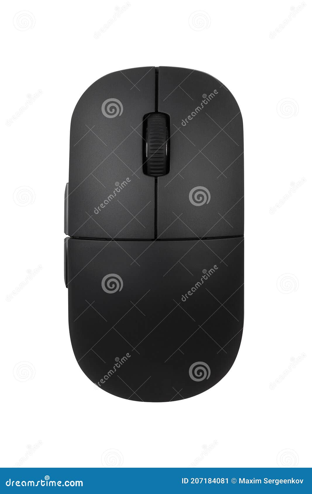 Black Computer Mouse Isolated Stock Image - Image of digital, hardware ...