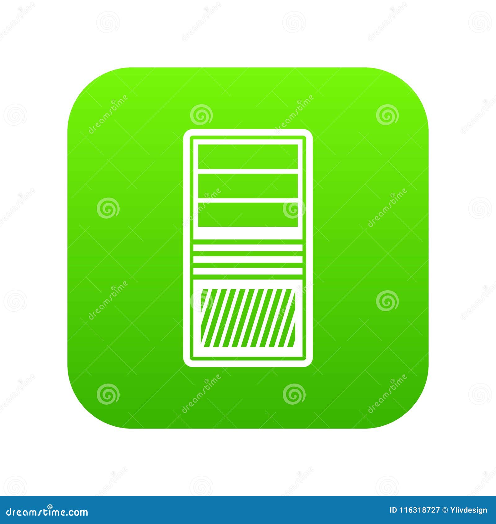 Black Computer System Unit Icon Digital Green Stock Vector ... Black Computer System Unit Icon Digital Green Stock Vector ...
