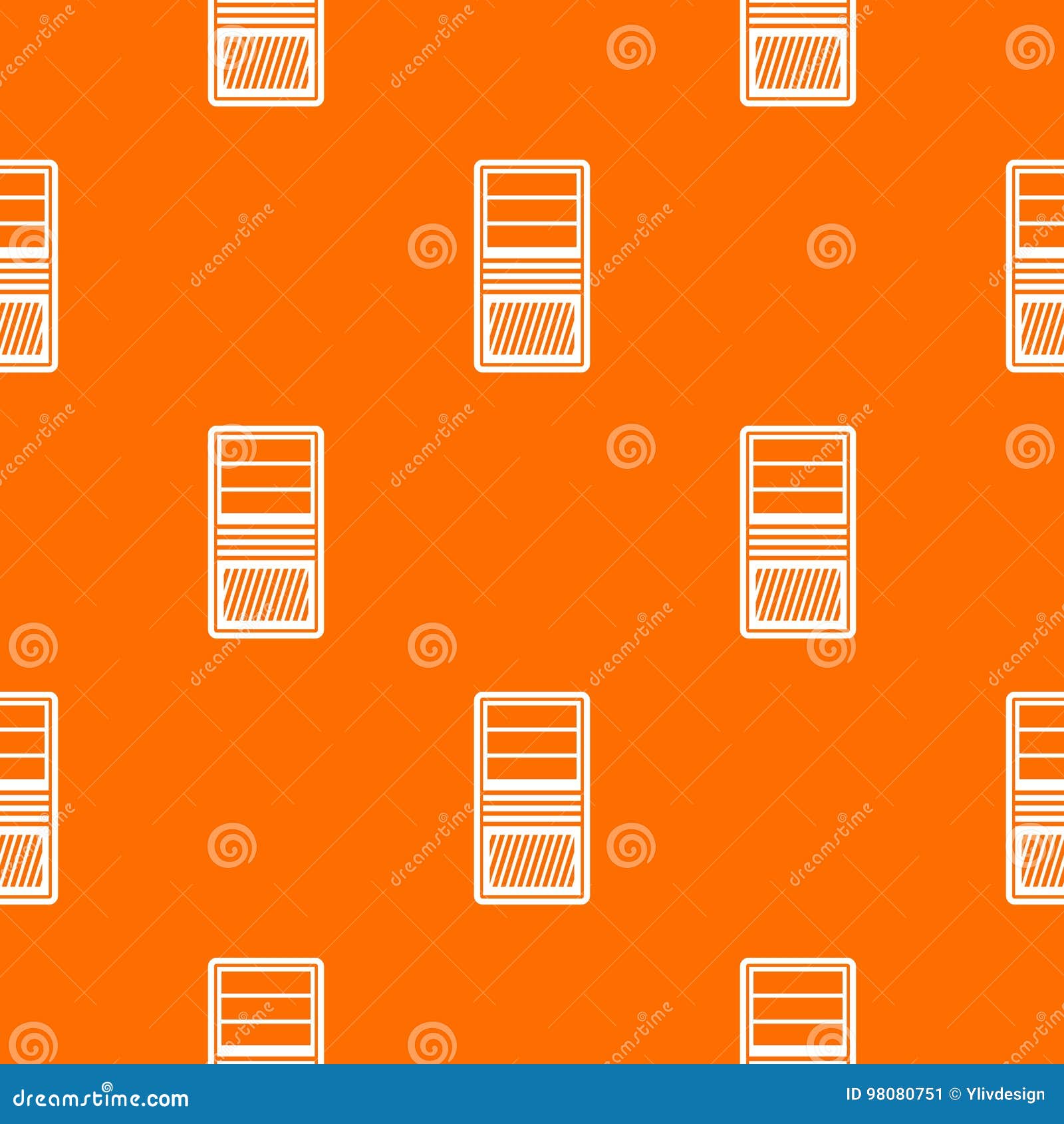 Black Computer System Unit Pattern Seamless Stock Vector - Illustration ...