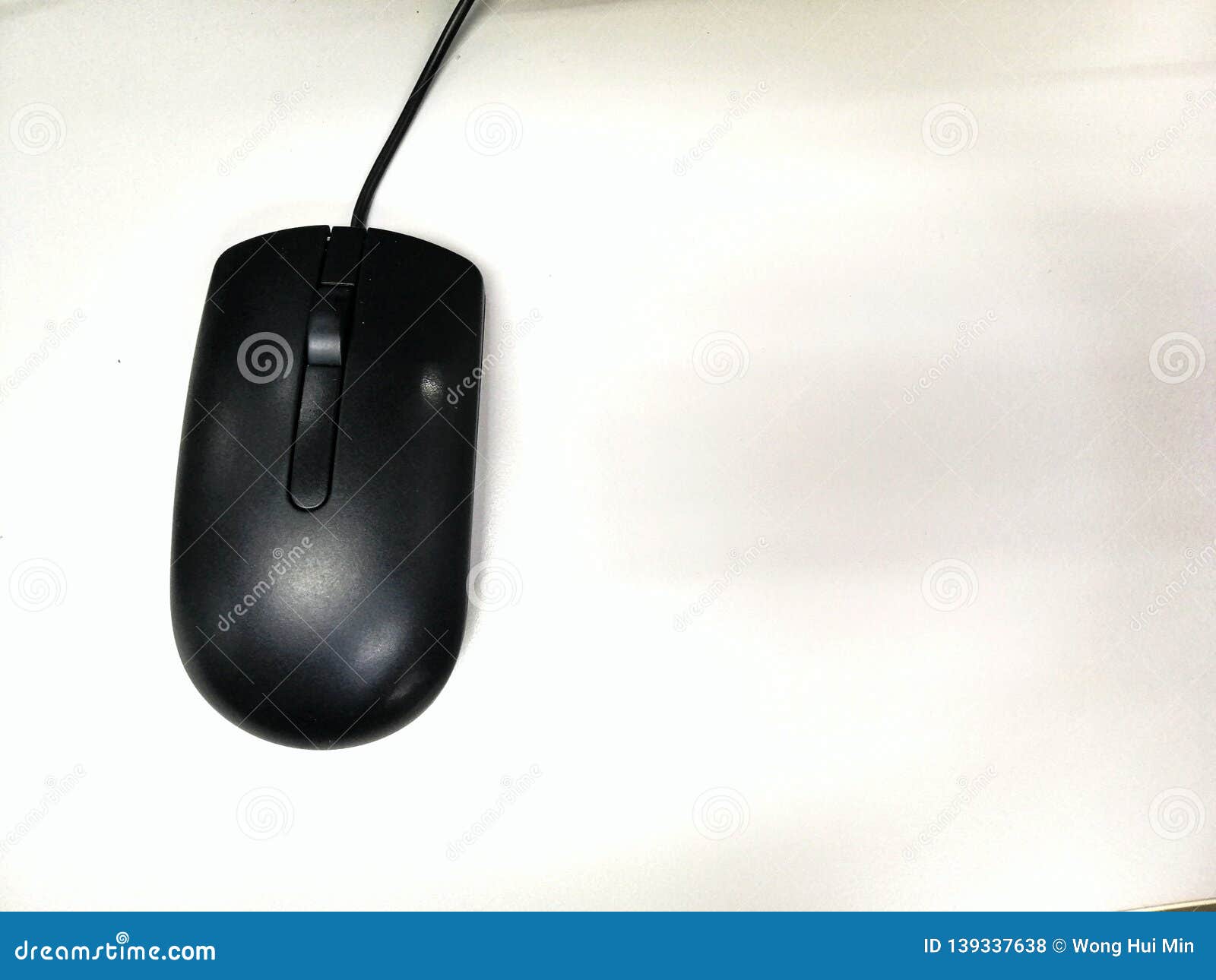 Black Computer wired mouse stock photo. Image of wired - 139337638