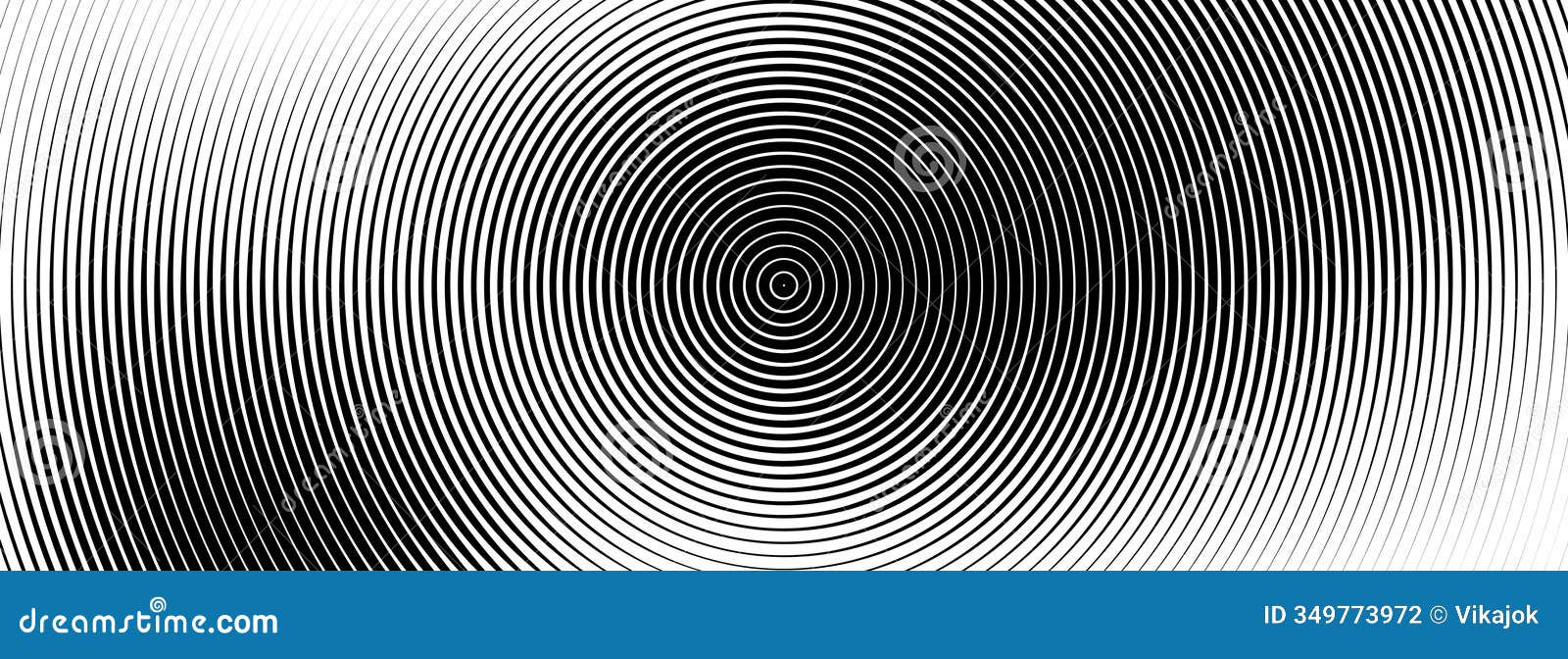 Black Concentric Circle Texture. Radial Geometric Pattern Background ...