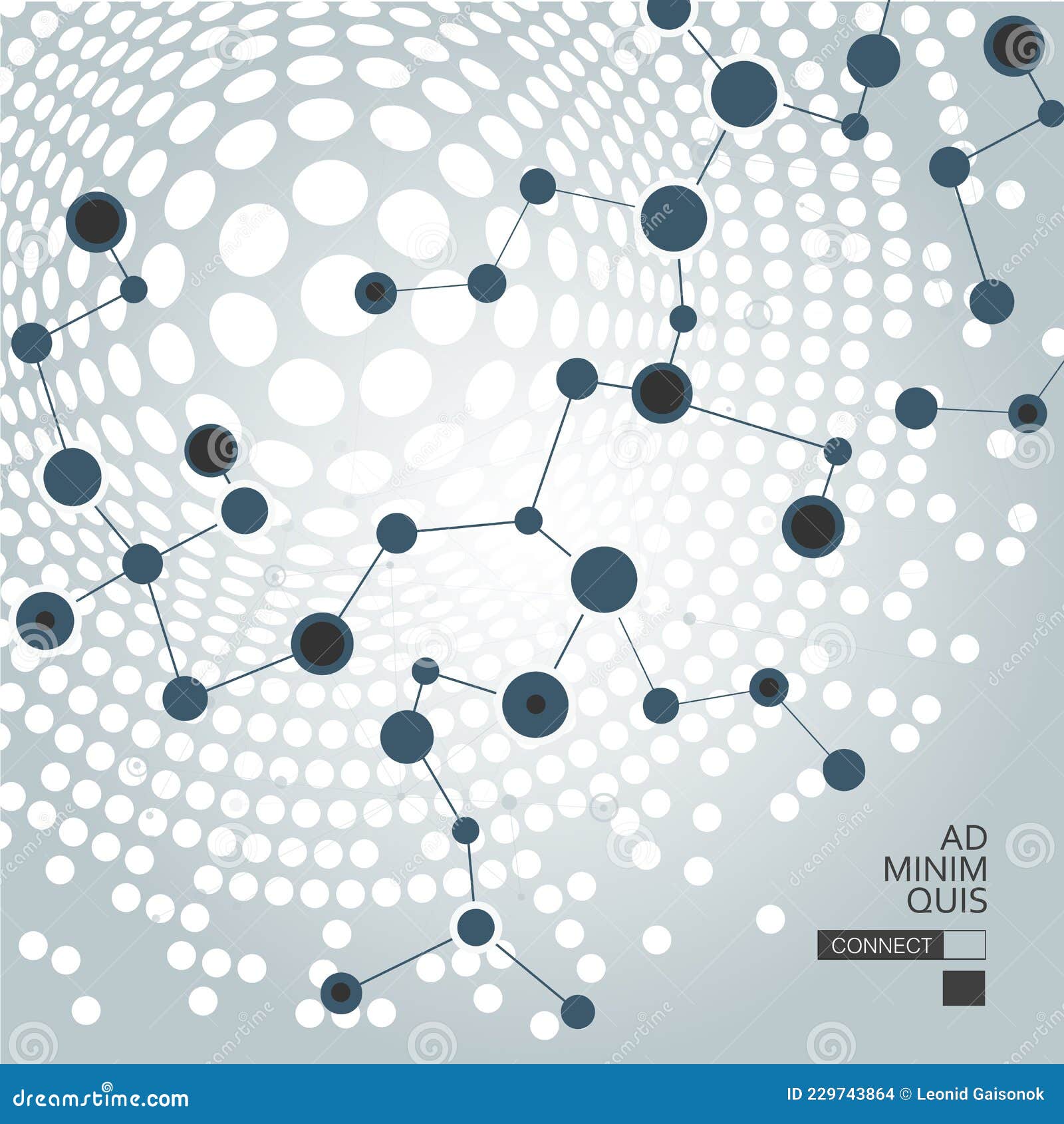 Black Connect Element in Modern Style on Abstract Geometric Background ...