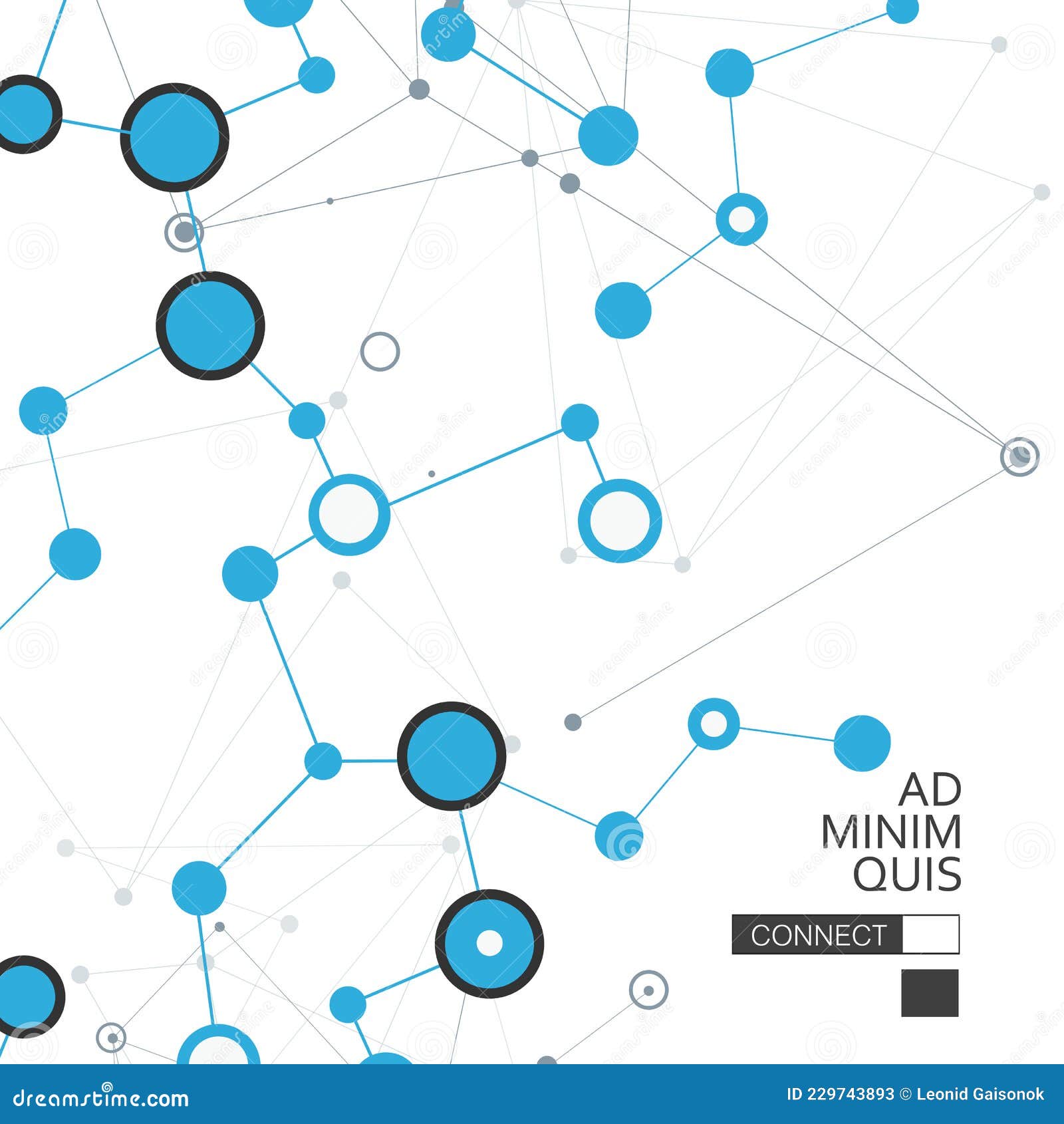 Black Connect Element in Modern Style on Abstract Geometric Background ...