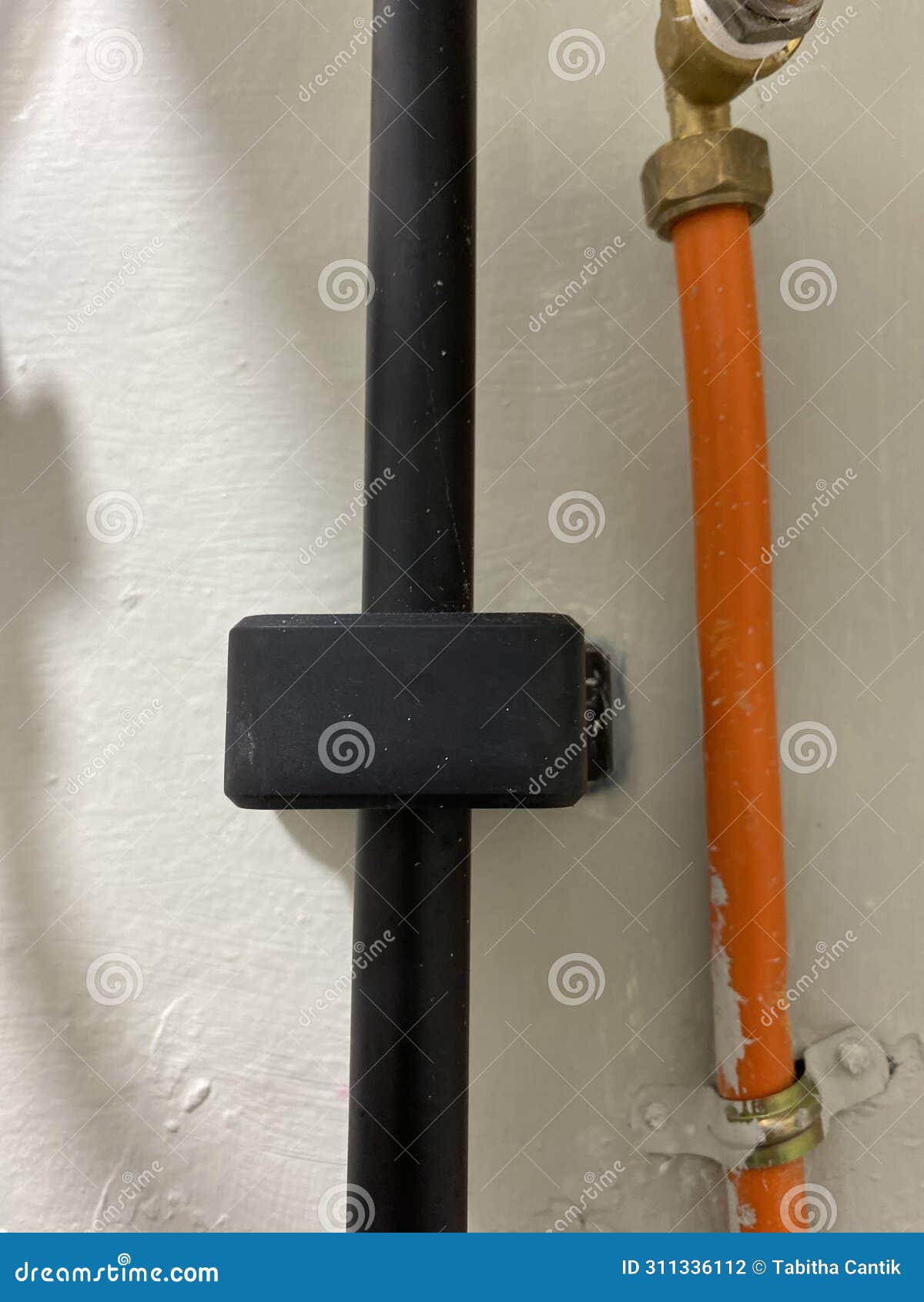 Black the connection pipe stock photo. Image of background - 311336112
