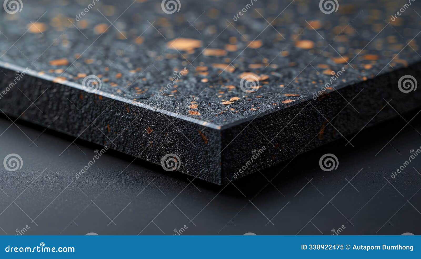Copper Square Metal Aggregate Metallic Elegant Modern 3D Rendering ...