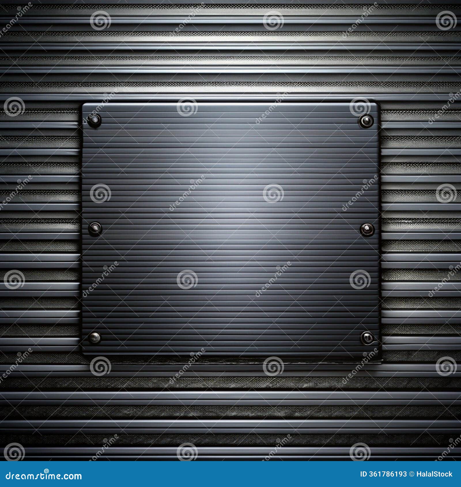 Black Corrugated Metal Plate Background Stock Illustration ...