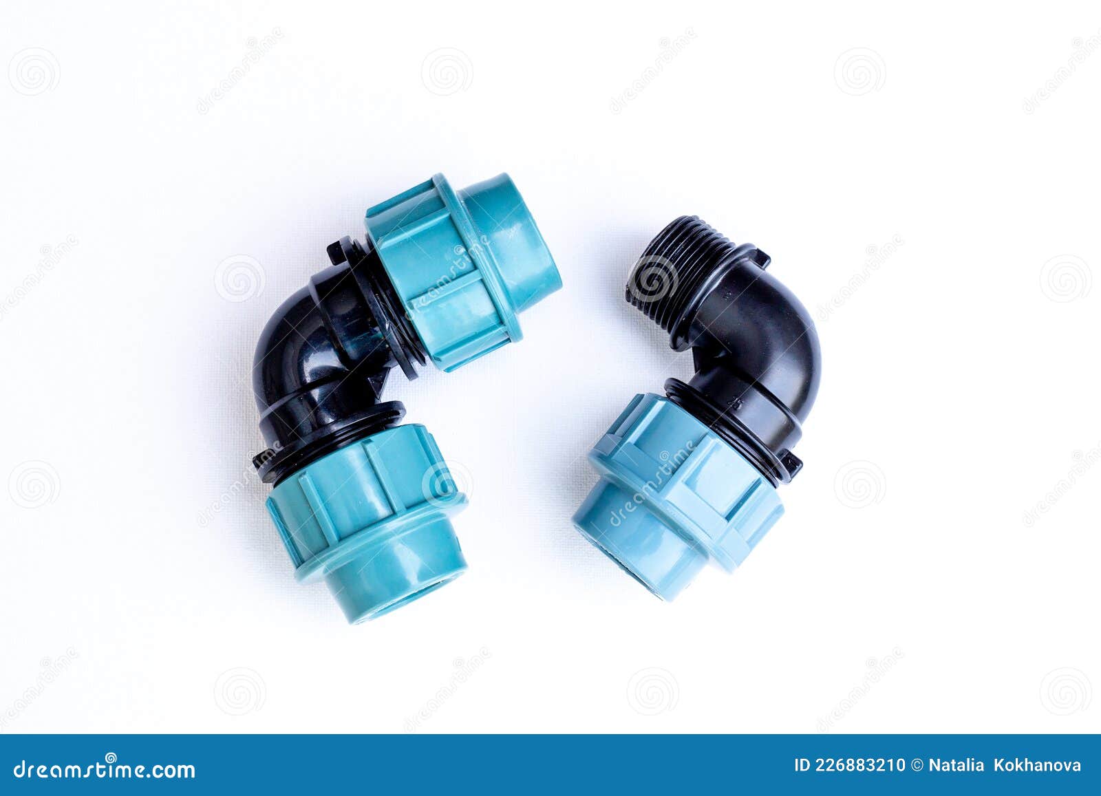 Coupling For Plastic Pipes Made Of Copper With A Heat Regulator Royalty ...