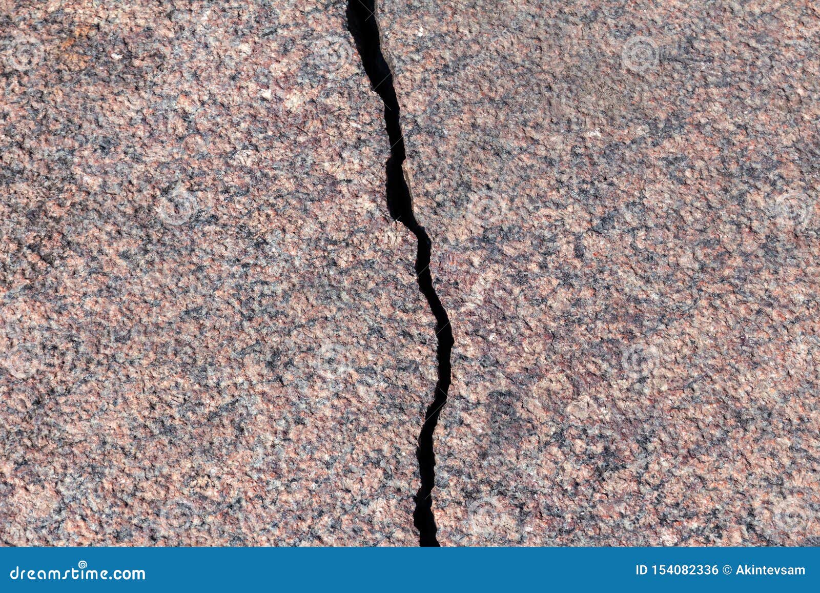 The Granite Block Under The Rays Of The Sun Showed Its Crystalline ...