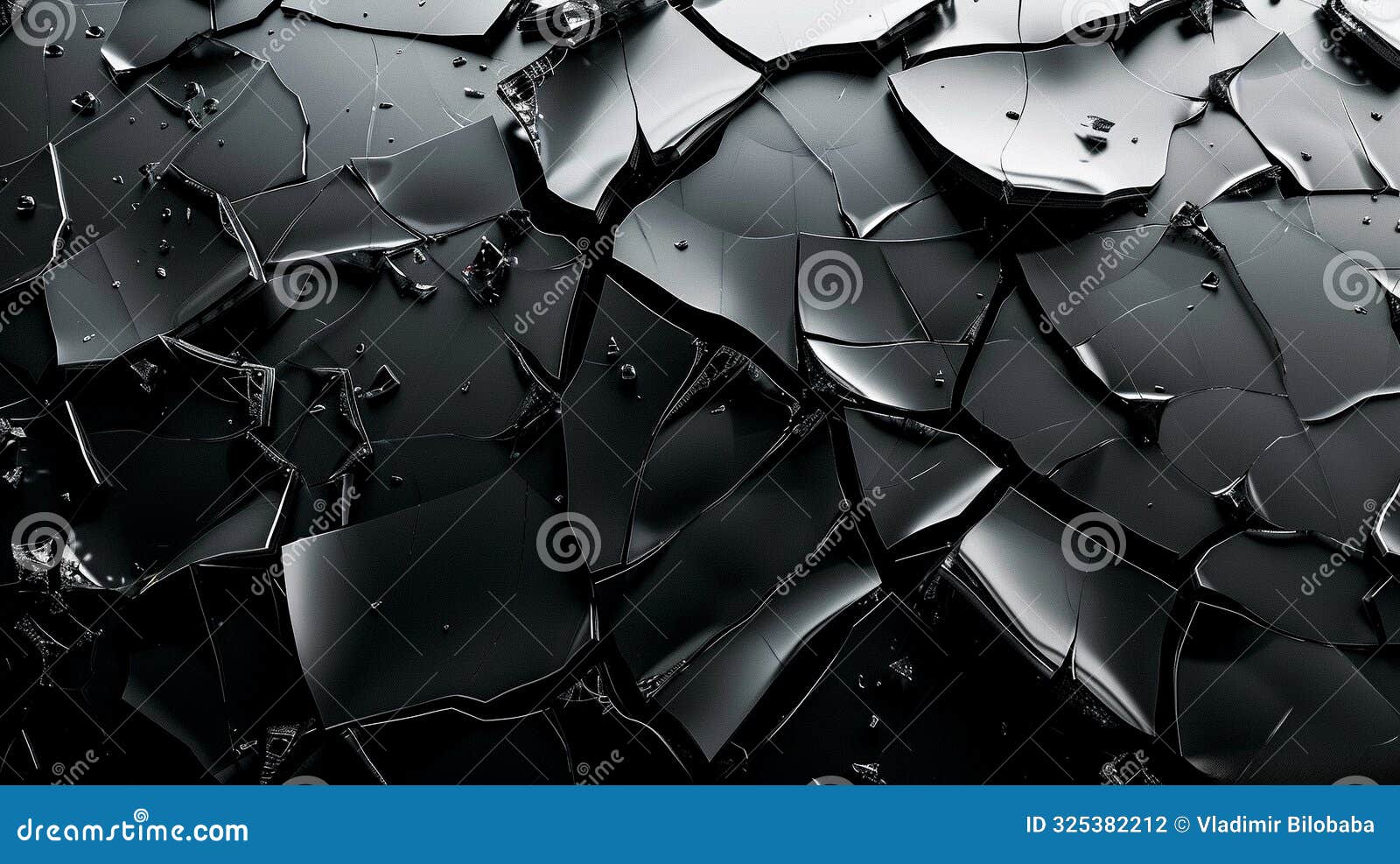 Black Cracked Surface Texture Stock Illustration - Illustration of ...