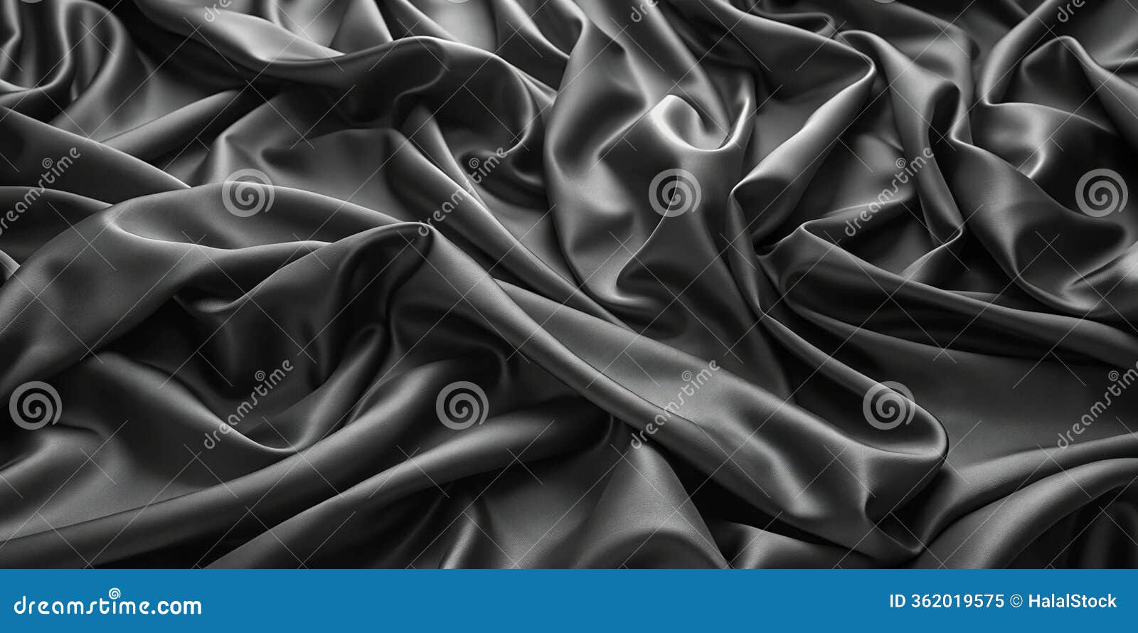 Black Crinkle Fabric Texture Seamless Loop Stock Photo | CartoonDealer ...