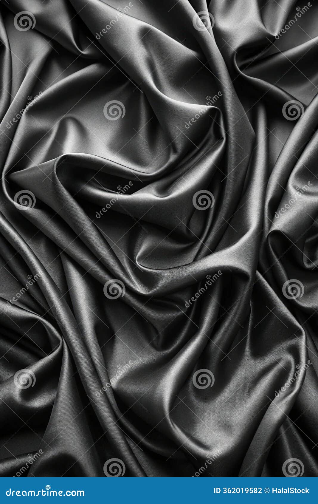 Black Crinkle Fabric Texture Seamless Loop Stock Photo | CartoonDealer ...