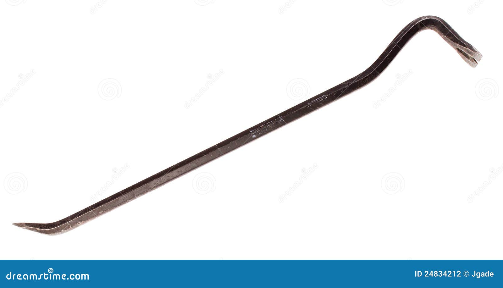 Black Crow-bar stock photo. Image of tool, worn, black - 24834212
