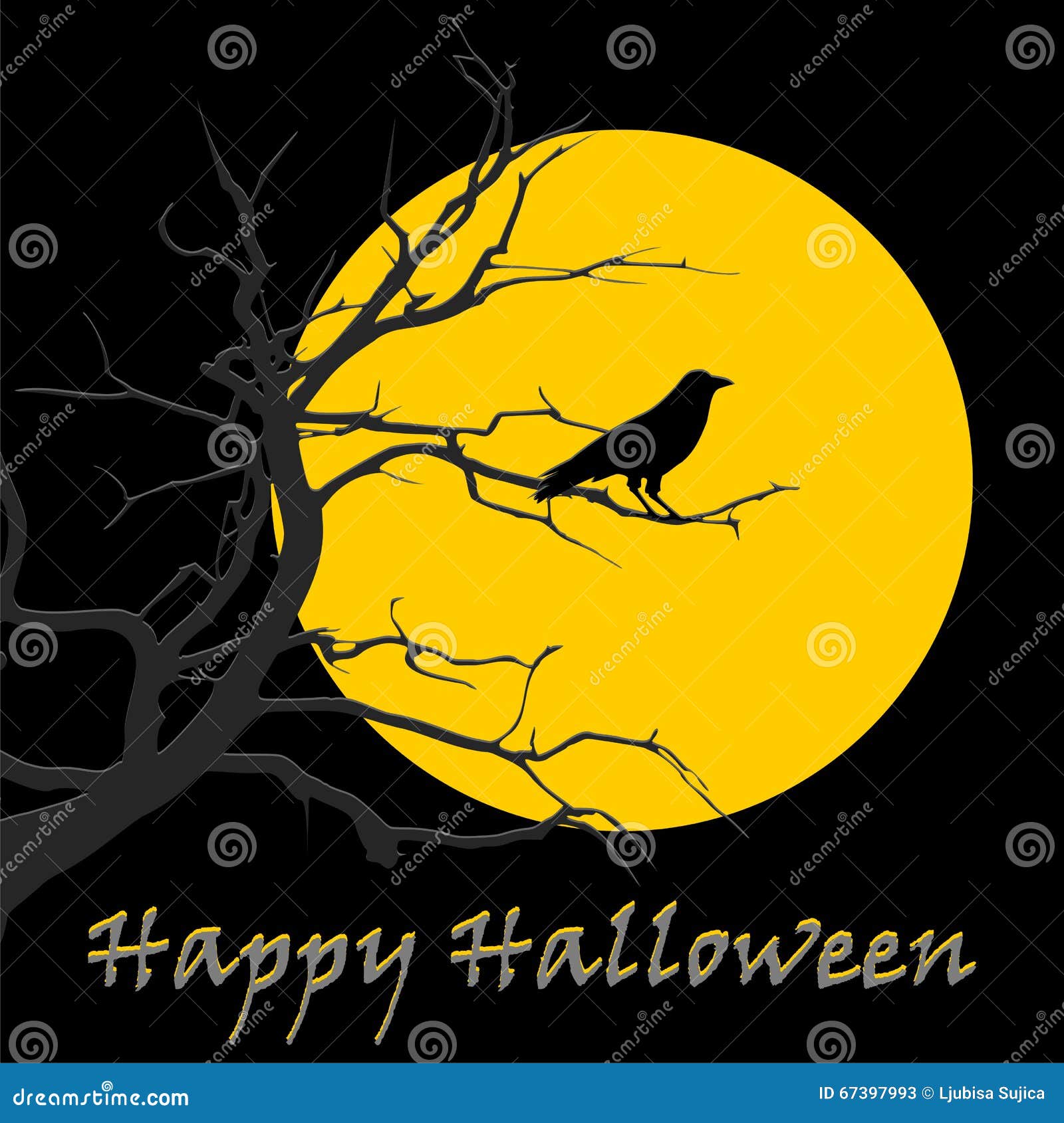 Crow Moon Night Stock Illustrations – 1,444 Crow Moon Night Stock ...