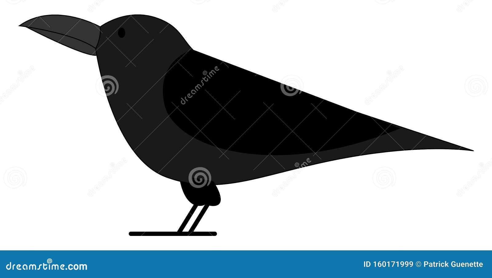 Black Crow, Illustration, Vector Stock Vector - Illustration of design ...