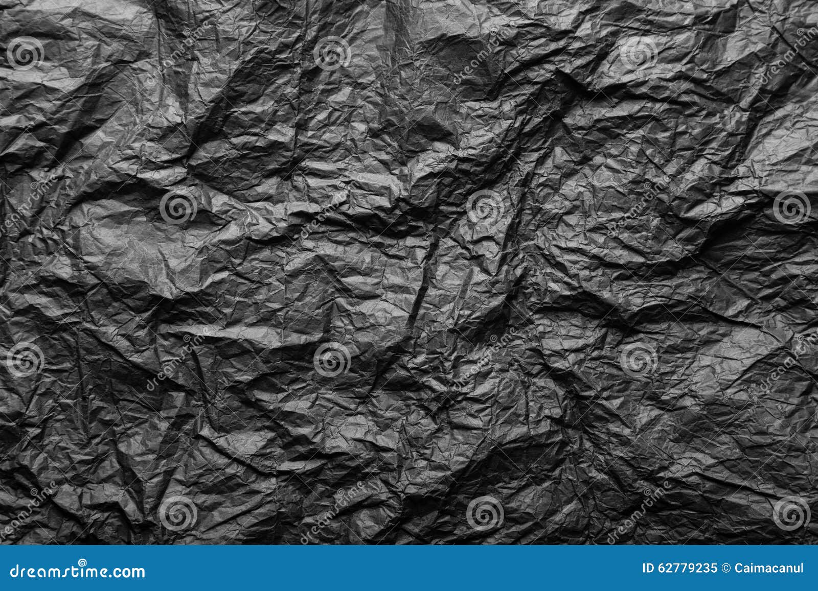 Black Crumpled Paper Background, Black Crumpled Paper Texture Stock ...