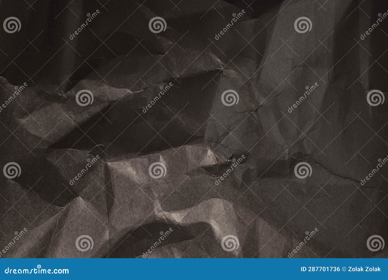 Black Crumpled Paper Texture or Background Stock Photo - Image of ...