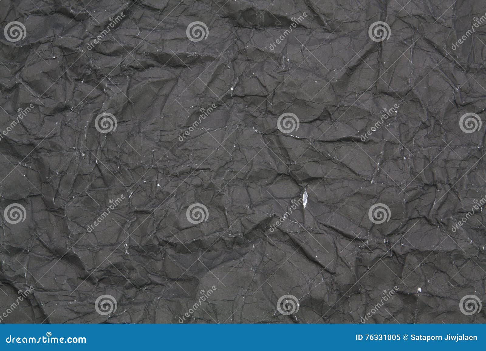 Black Crumpled Paper Texture Stock Image - Image of dark, antique: 76331005