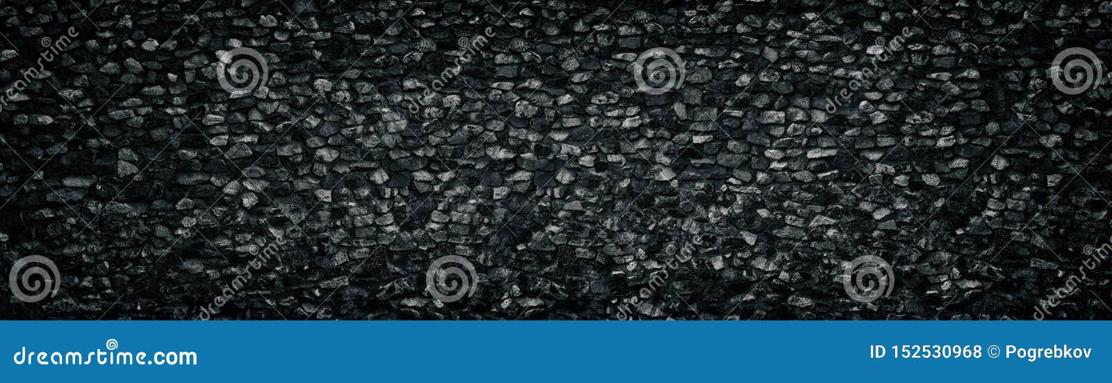 Black Crushed Granite Stone Wall Wide Texture. Angular Rock Surface ...