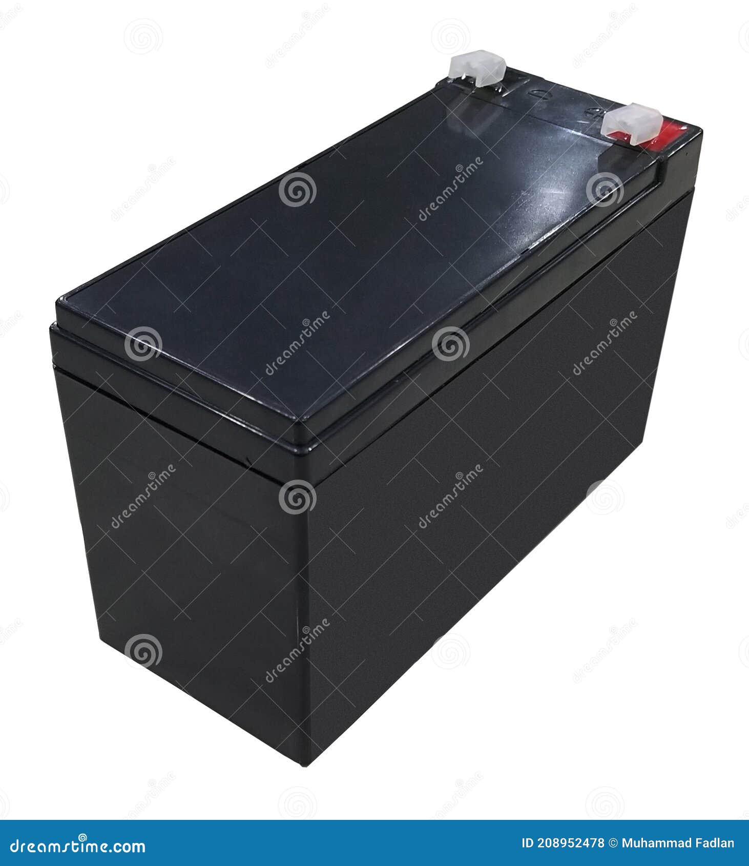 Black Cube Battery for Electrical Thing Stock Photo - Image of black ...