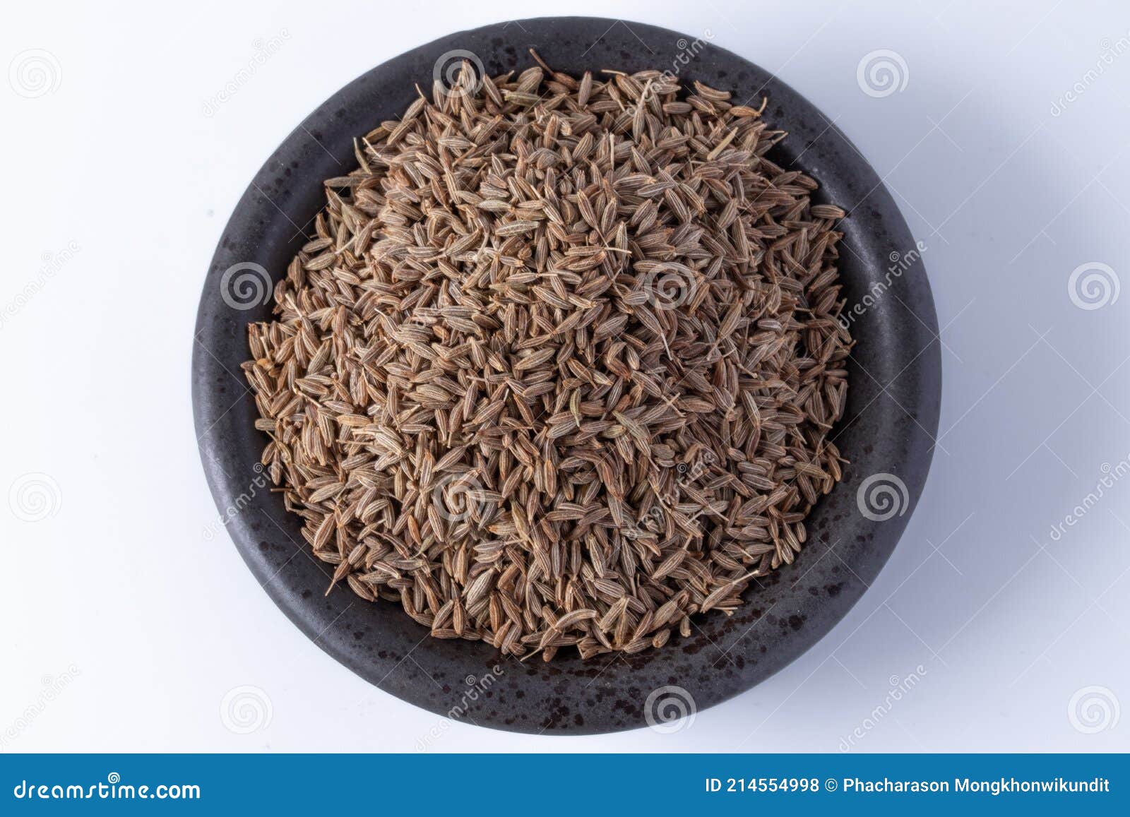 Black Cumin in the Cup on a White Background Stock Photo - Image of ...