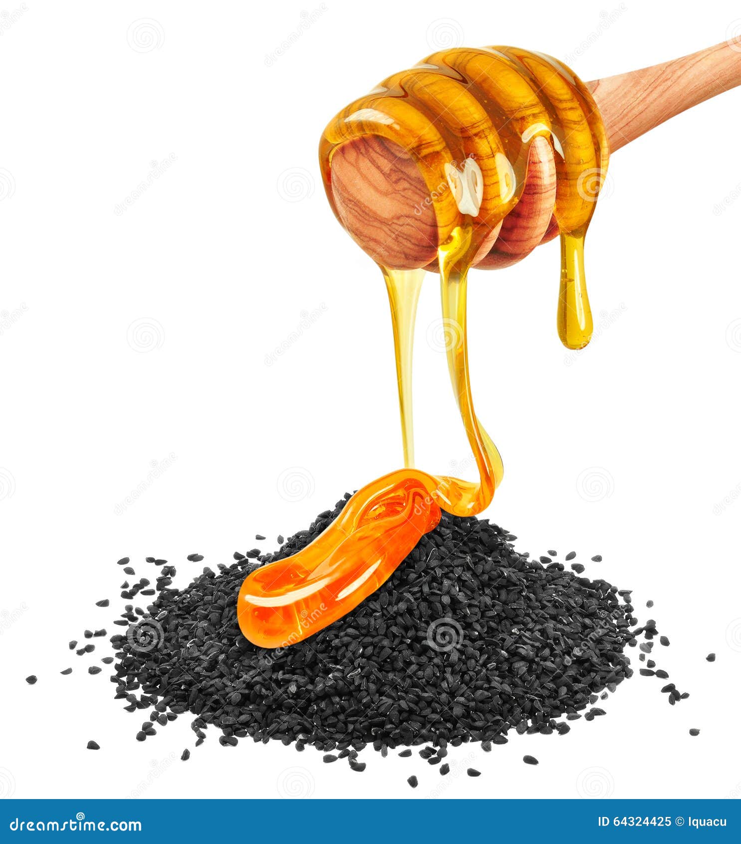 Black cumin and honey stock image. Image of ayurveda - 64324425